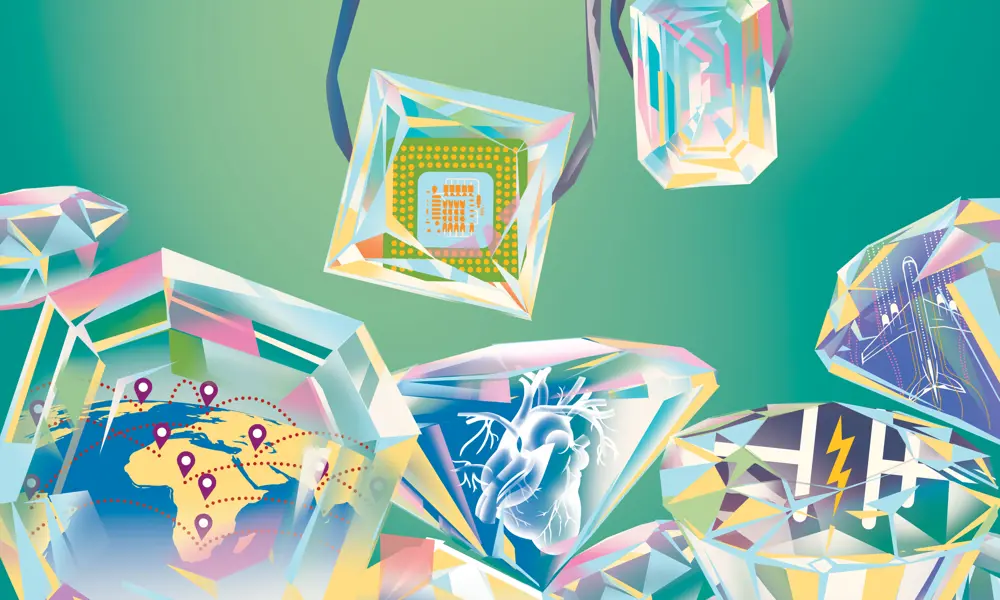 Not just a pretty face: lab-grown diamonds in engineering